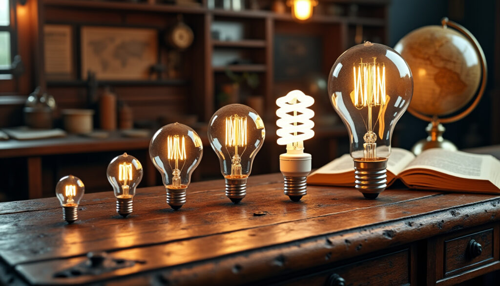 L'évolution éclatante de l'ampoule électrique : de l'invention à la ...